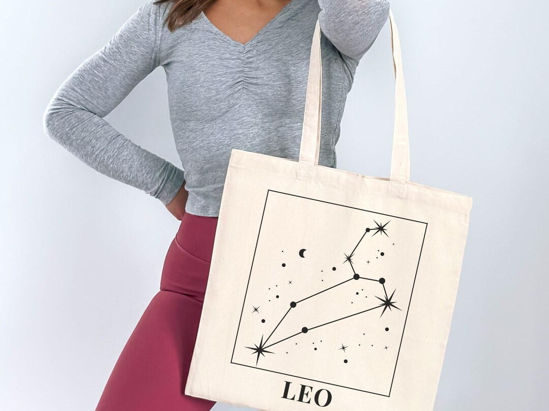 Leo Tote Bag / Leo Zodiac Gift / Zodiac Sign / Astrology Gifts ...