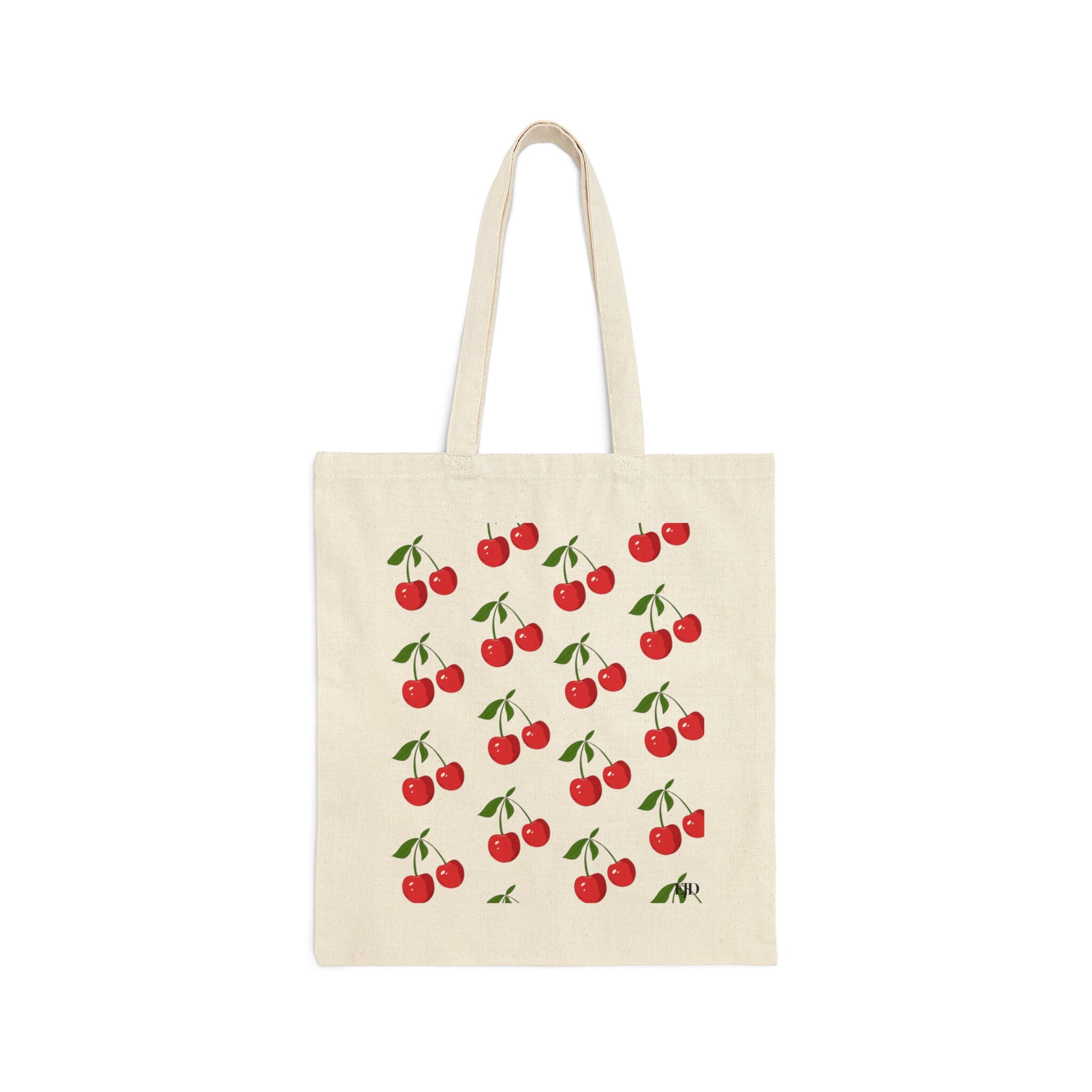 Cherry Tote Bag / Canvas Tote Bag / Everyday Bag / Pretty Tote - Etsy