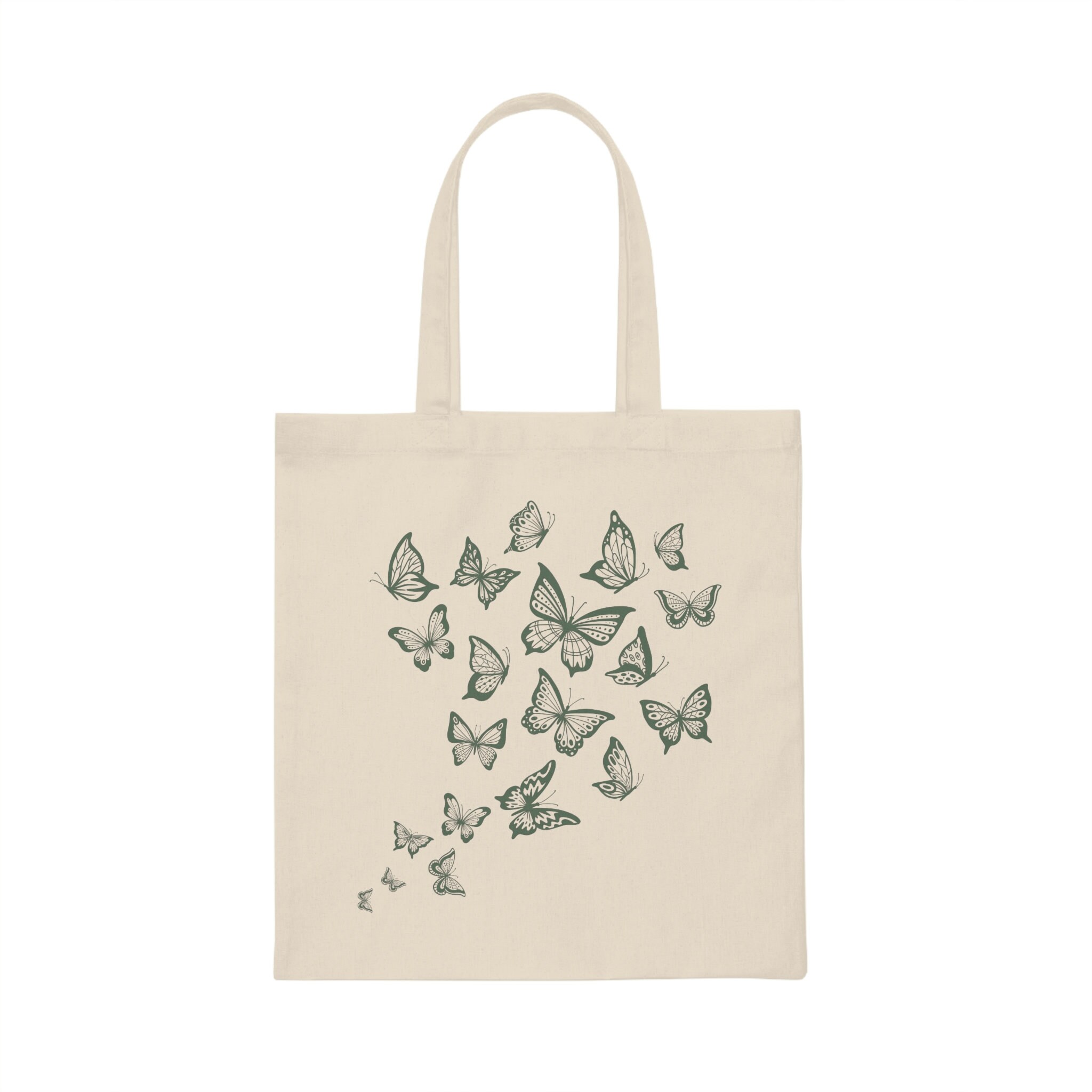 Butterfly Tote Bag / Canvas Tote Bag / Butterfly Bag / - Etsy