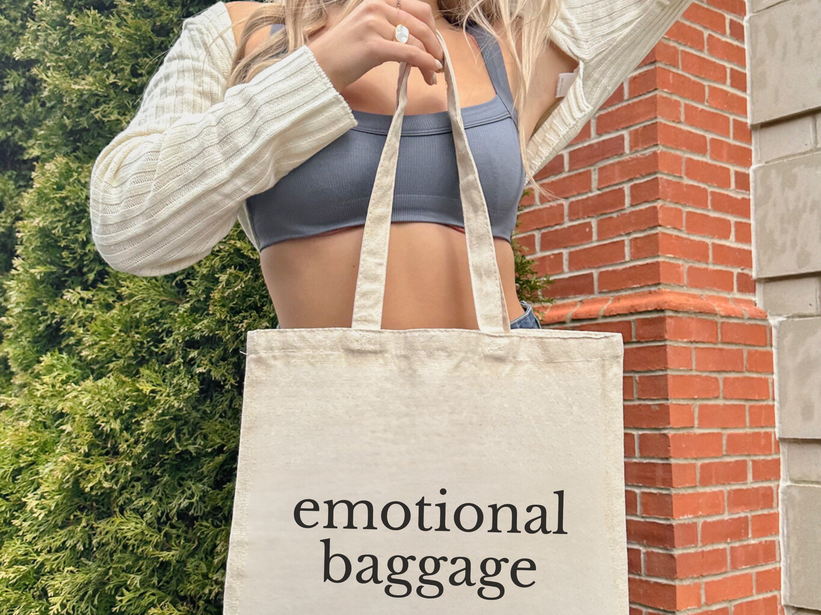 Emotional Baggage / Self Love Bag / Mental Health / Self Care / Self ...