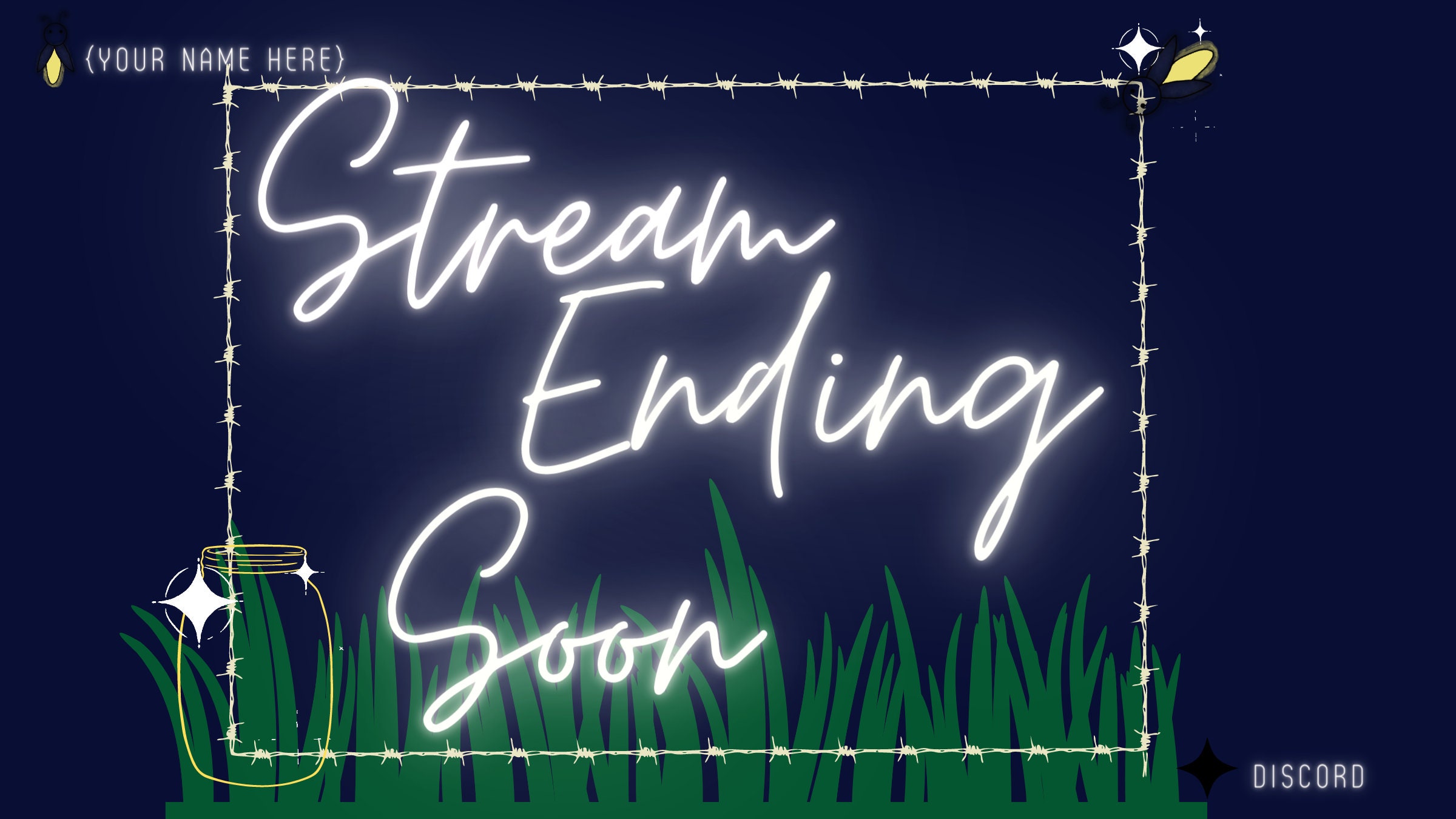 Firefly Animated Stream Overlay Pack, Animated Scenes, Webcam Overlay ...