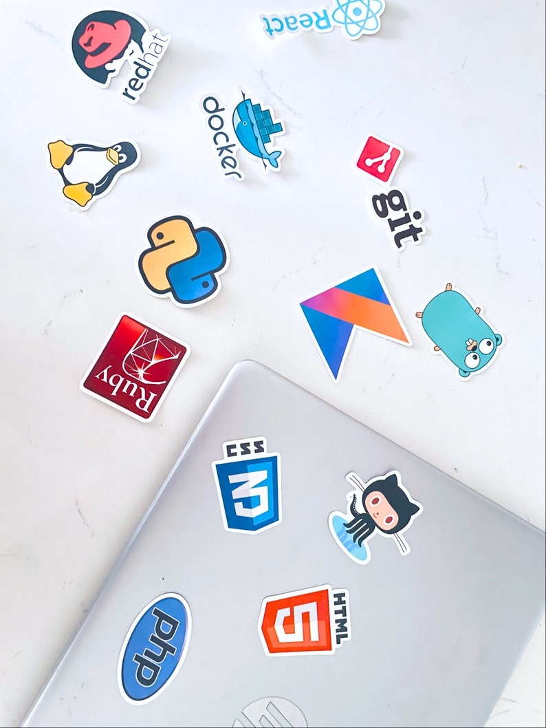 50 Assorted Vinyl Stickers for Software Engineers - Etsy