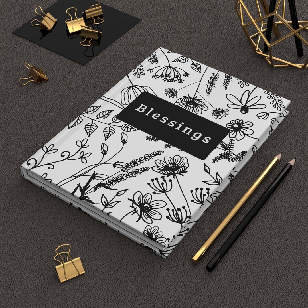 Blessings Journal Floral Notebook Floral Journal, Encouragement Journal ...