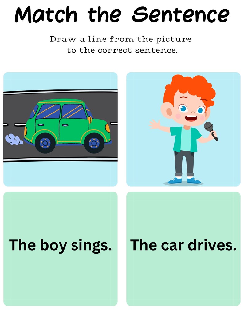 Printable Workbook ADHD Reading Help Homeschool Worksheets for Kids ...