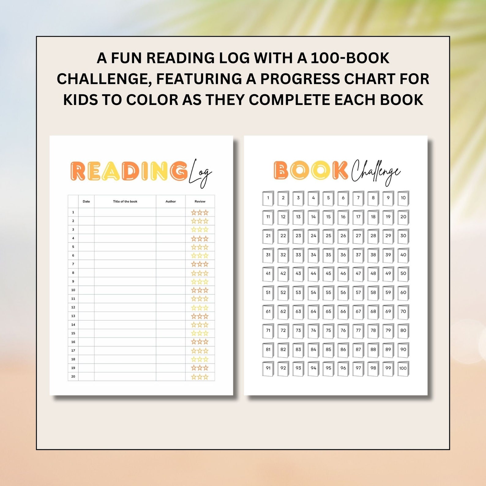 Printable Kids Summer Planner Bundle, Summer Calendar, Summer Checklist ...