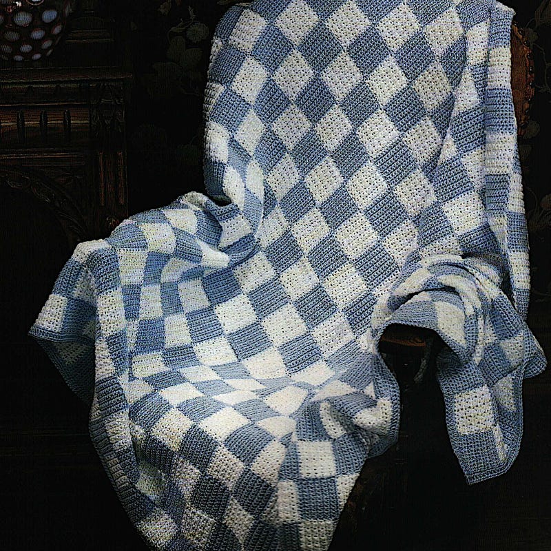 Checkered Blanket - Etsy