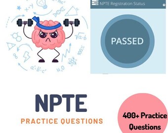 NPTE Study Guides & Practice Questions - Etsy