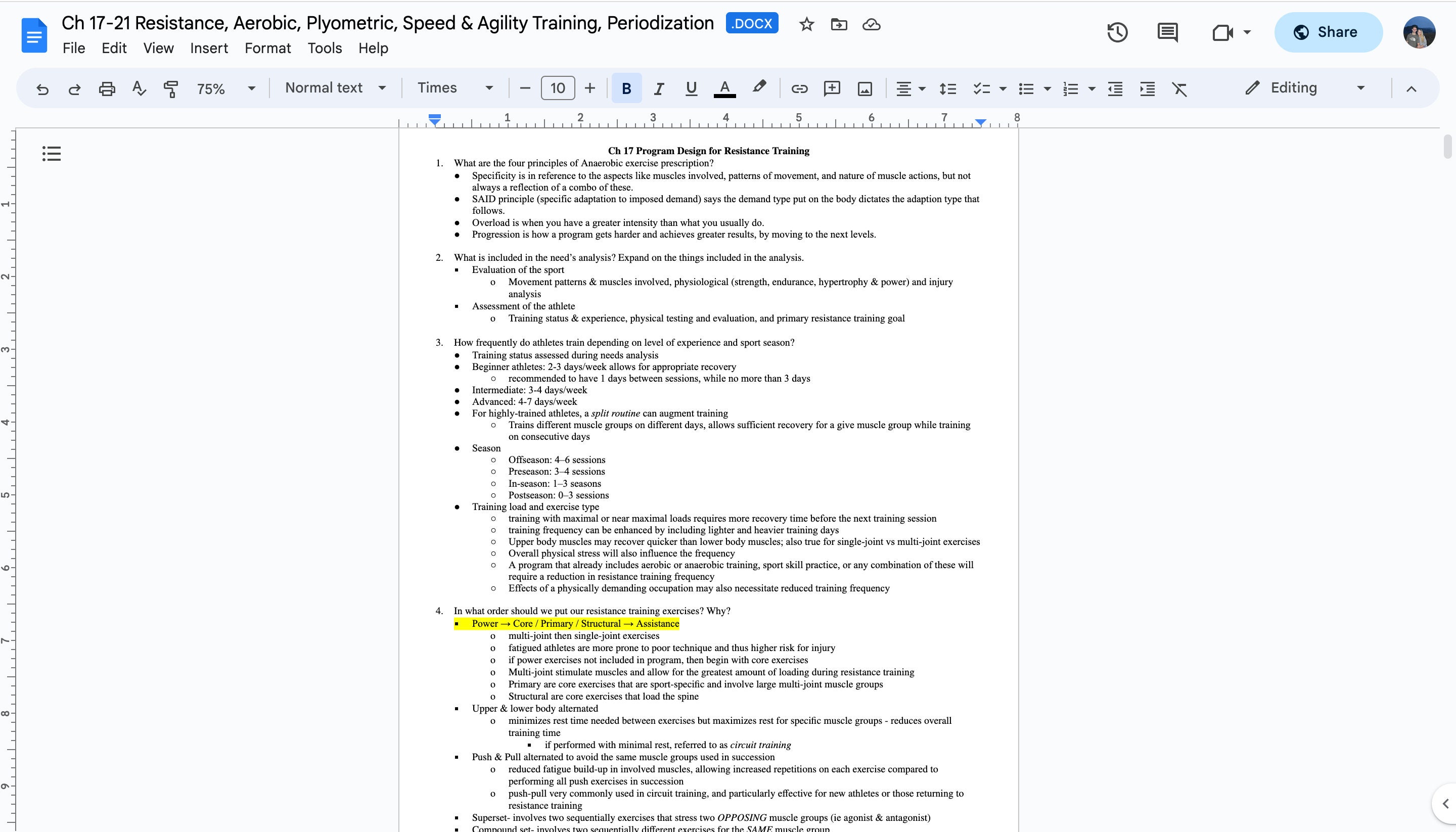 CSCS Exam Study Guides - Etsy