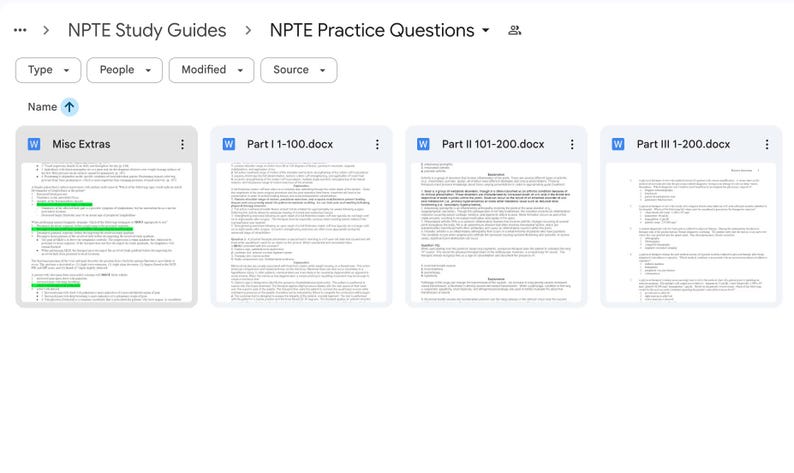 NPTE Study Guides & Practice Questions - Etsy