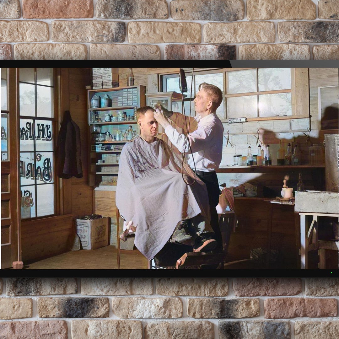 Vintage Barber Photo, Barber Picture, Barbershop Art, Instant Download ...