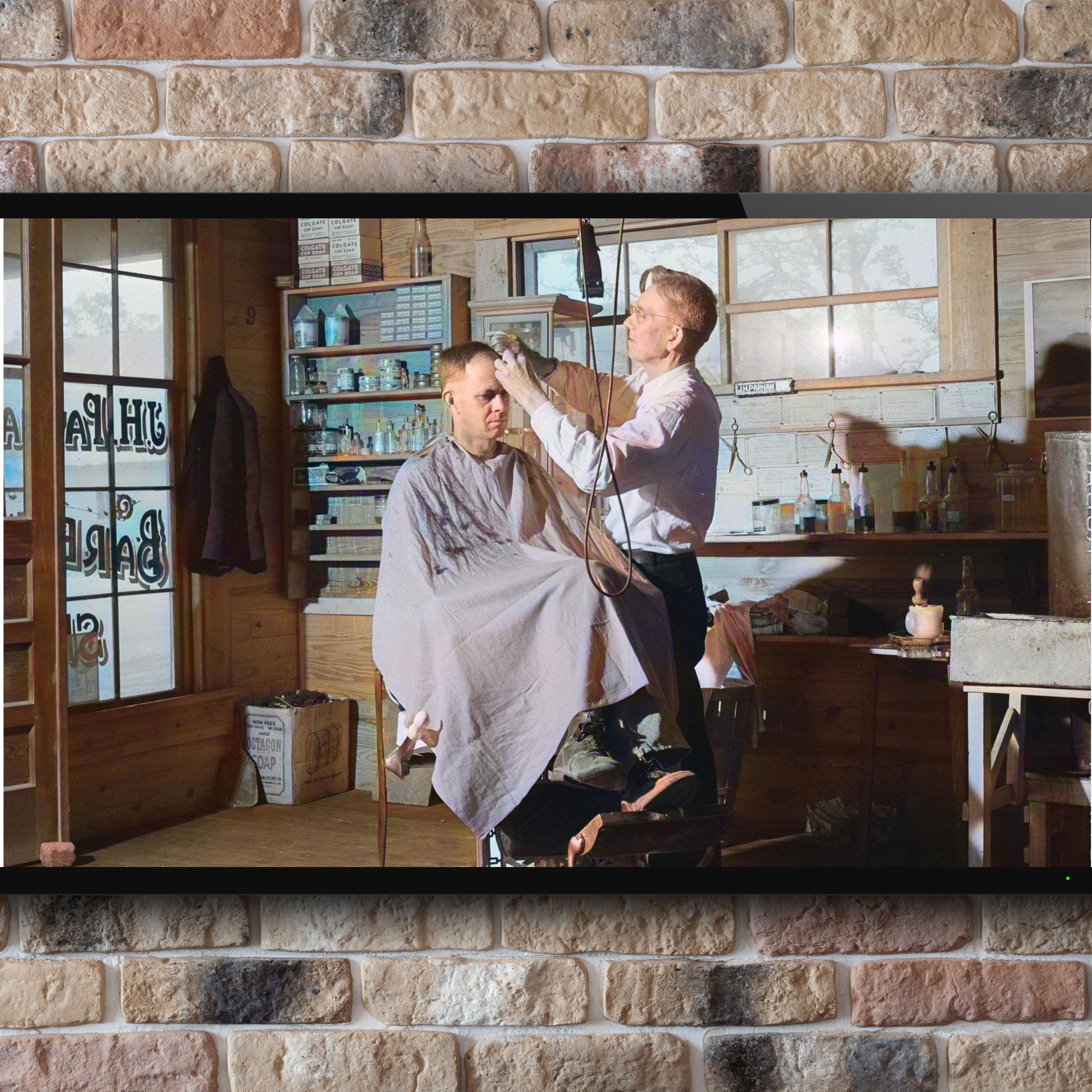 Vintage Barber Photo, Barber Picture, Barbershop Art, Instant Download, Georgia Barber - Etsy