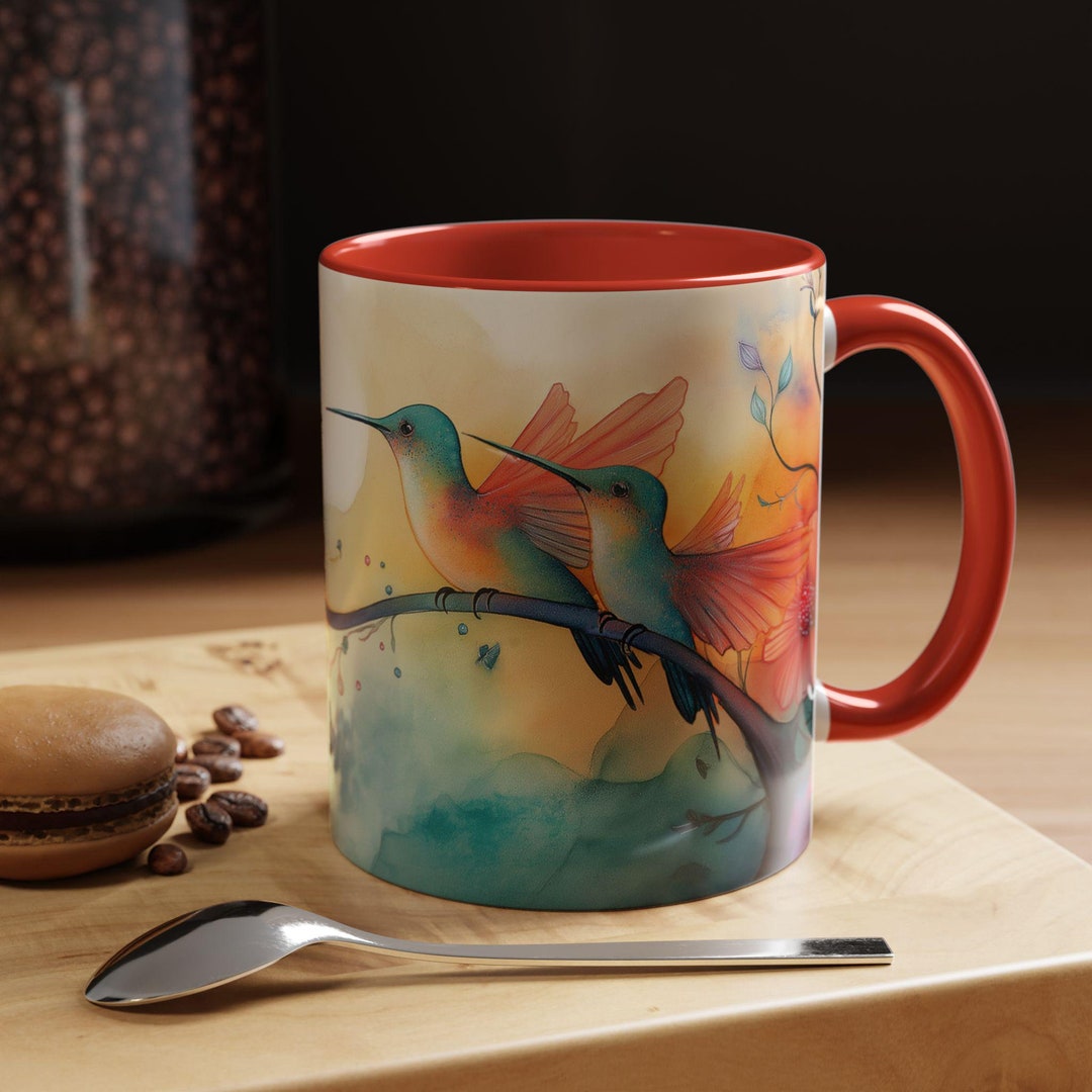 Beautiful Hummingbird Mug, Hummingbird Coffee Cup, Hummingbirds Gifts ...