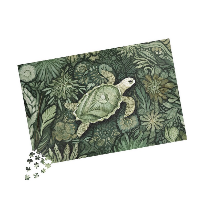 Turtle Puzzle - Etsy