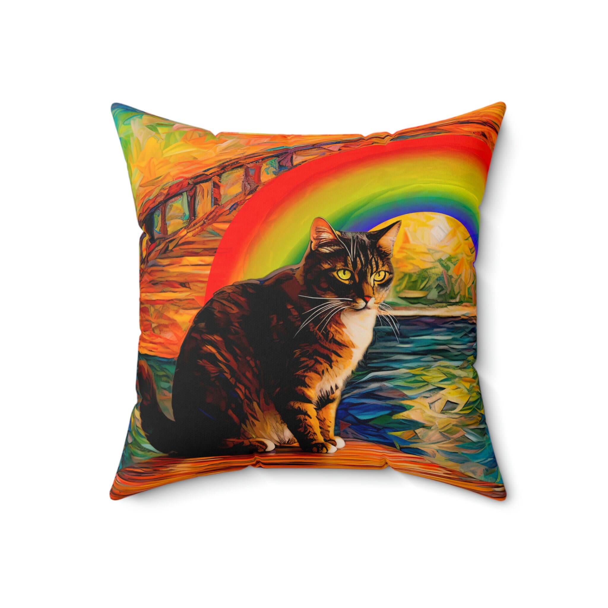 Brown Tabby Cat Pillow Tabby Cat Gift Tabby Cat Gifts for Her - Etsy
