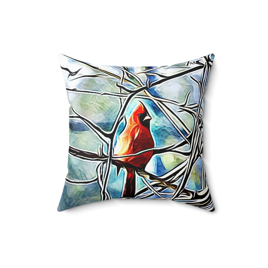 Red Cardinal Pillow Red Cardinal Gift Red Cardinal Gifts for - Etsy