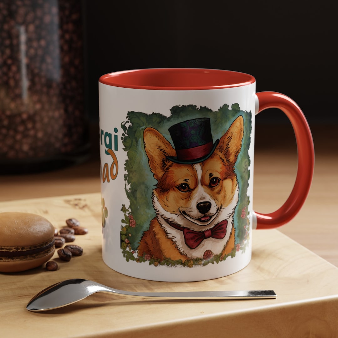 Corgi Dad Mug 11 and 15 Oz, Corgi Lover Corgi Dad Mug Corgi Dad Gift ...