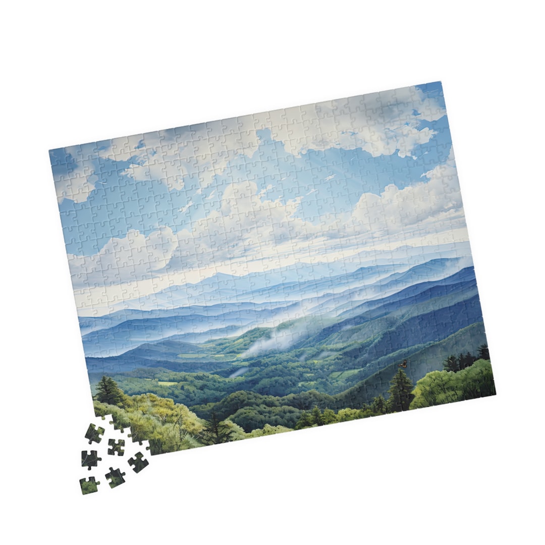 Blue Ridge Mountains Puzzle (110, 252, 500, 1014-piece) Blue Ridge ...