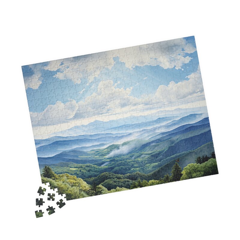 500 Piece Puzzle Mountains - Etsy