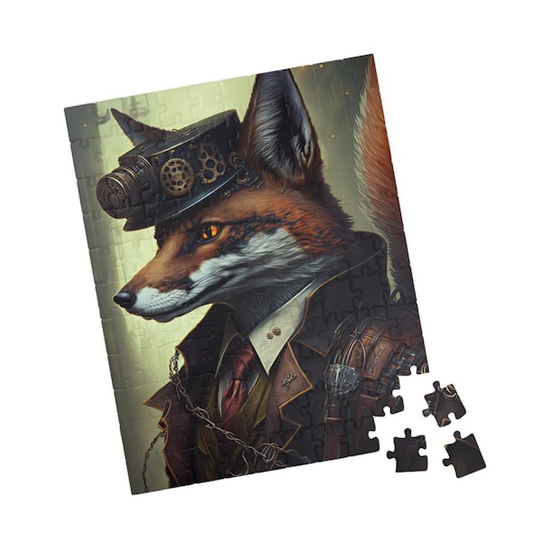 Steampunk Fox - Etsy