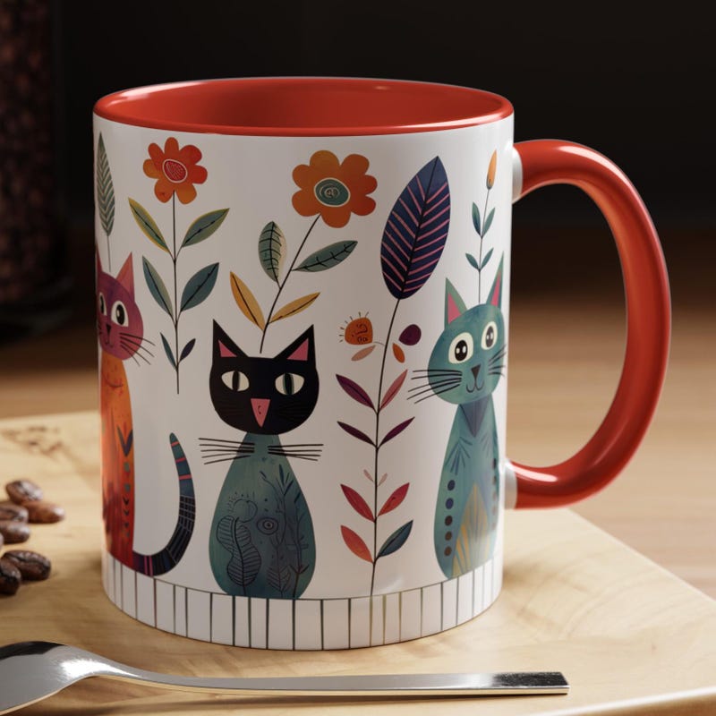 Cat Mug - Etsy