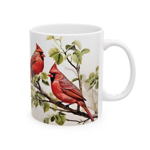Cardinal Coffee Mug, 11 or 15 Oz. Bird Gift Cardinal Coffee Cup ...