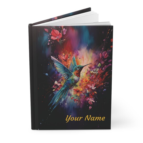 Personalized Hummingbird Journal - Etsy
