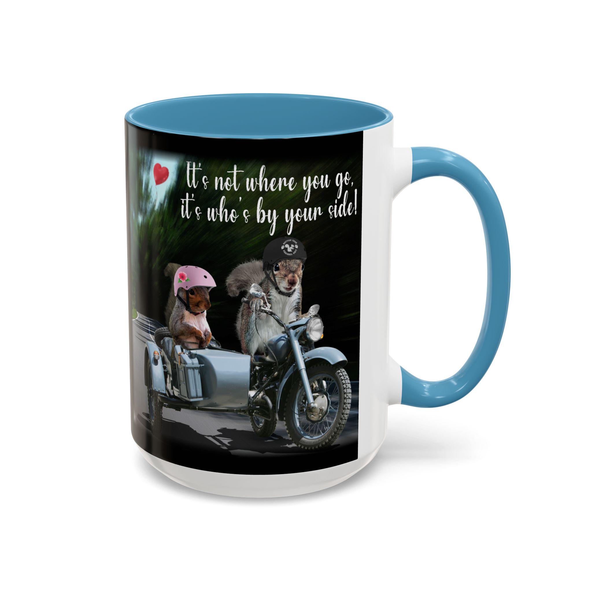 Scooter Side-by-side 11 or 15 Oz Ceramic Coffee Mug Fun Squirrel Lover ...