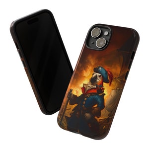 Whimsical Pirate Parrot Phone Case iPhone Pixel and Galaxy Tough Case ...