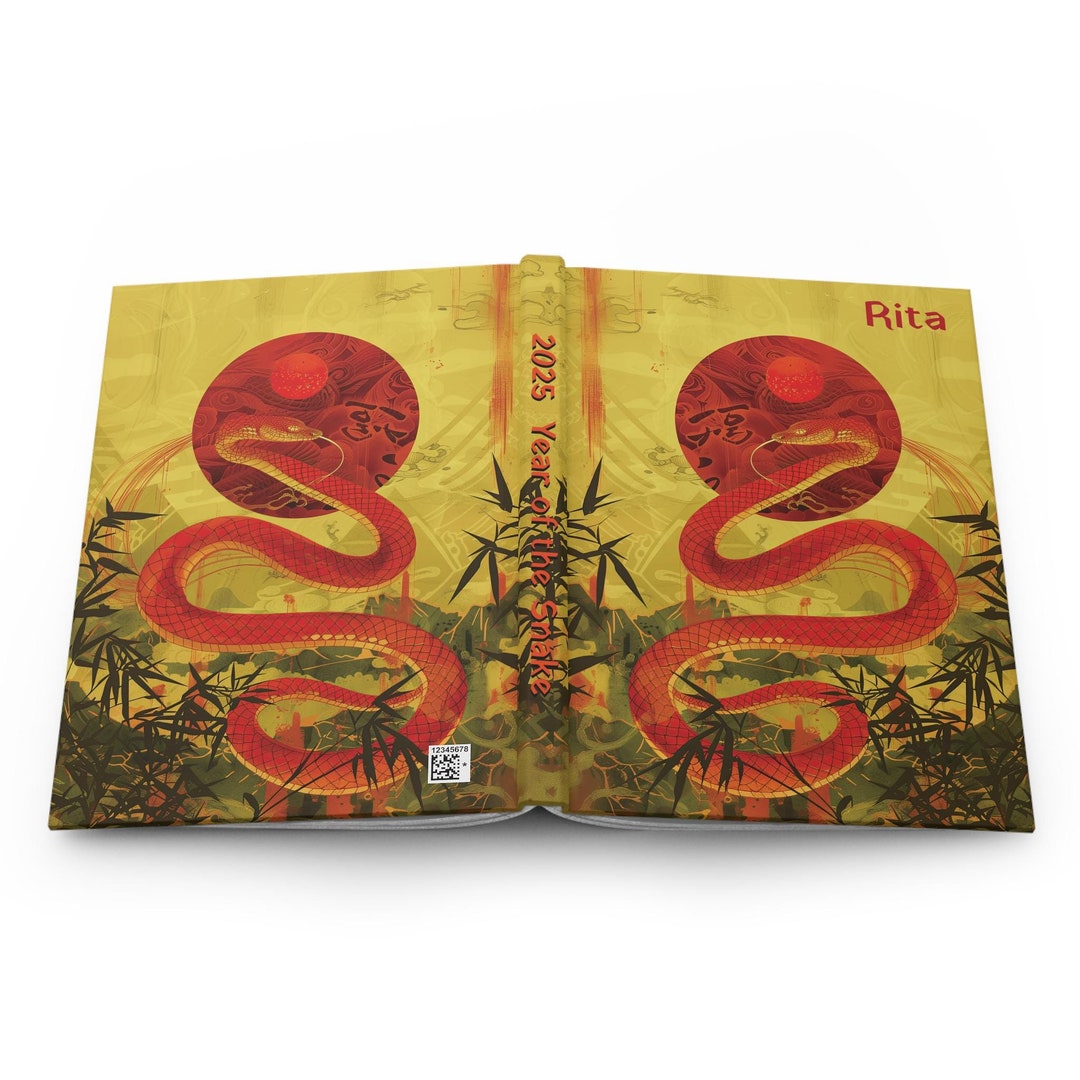 Personalized Journal Chinese New Year 2025 Year of the Snake Journal ...