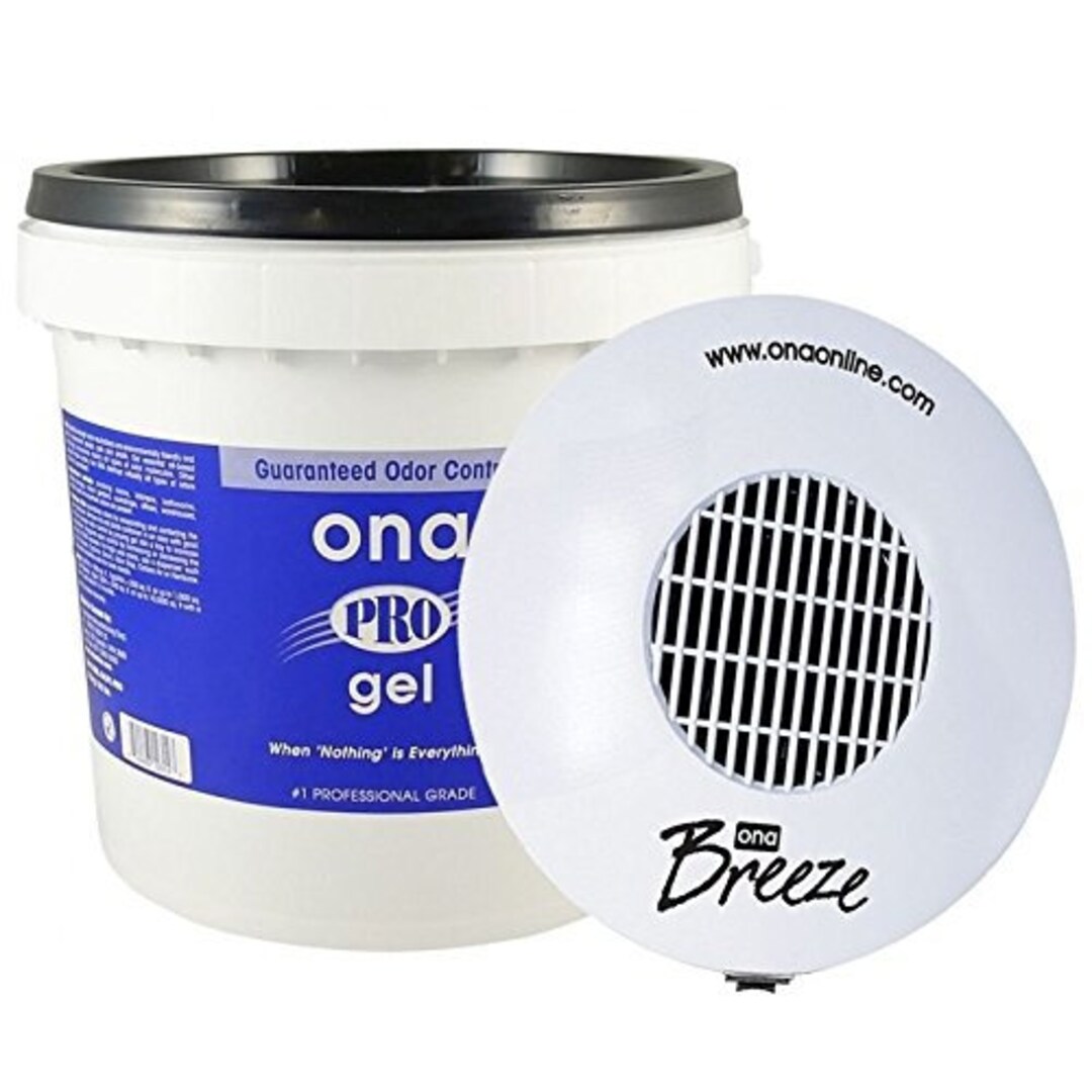 Ona Bundle - Ona Breeze Fan & Pro 1 Gallon Pail - Odor Neutralizer Gel ...