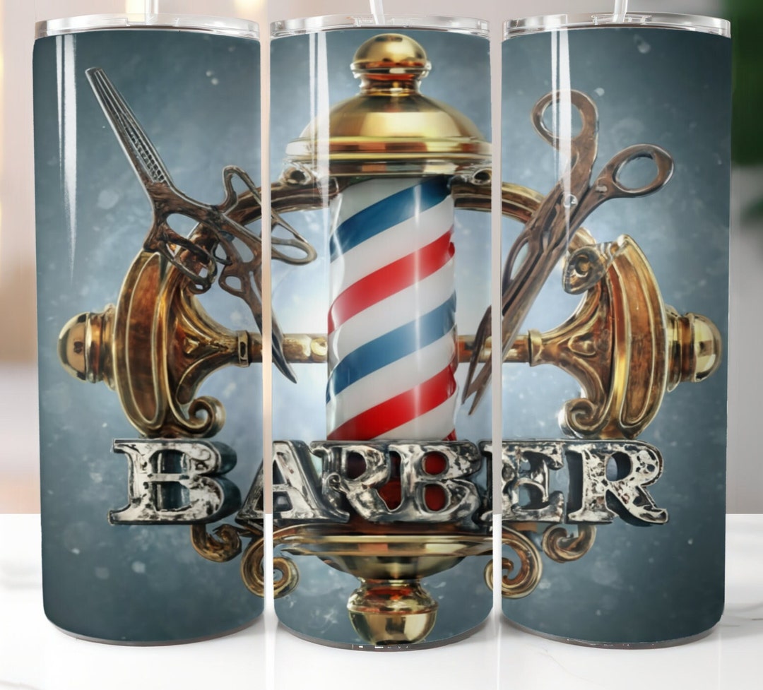 Barber 20 Oz Tumbler Design - Show Your Love for Babers With This Trendy Tumbler Design. Barber ...