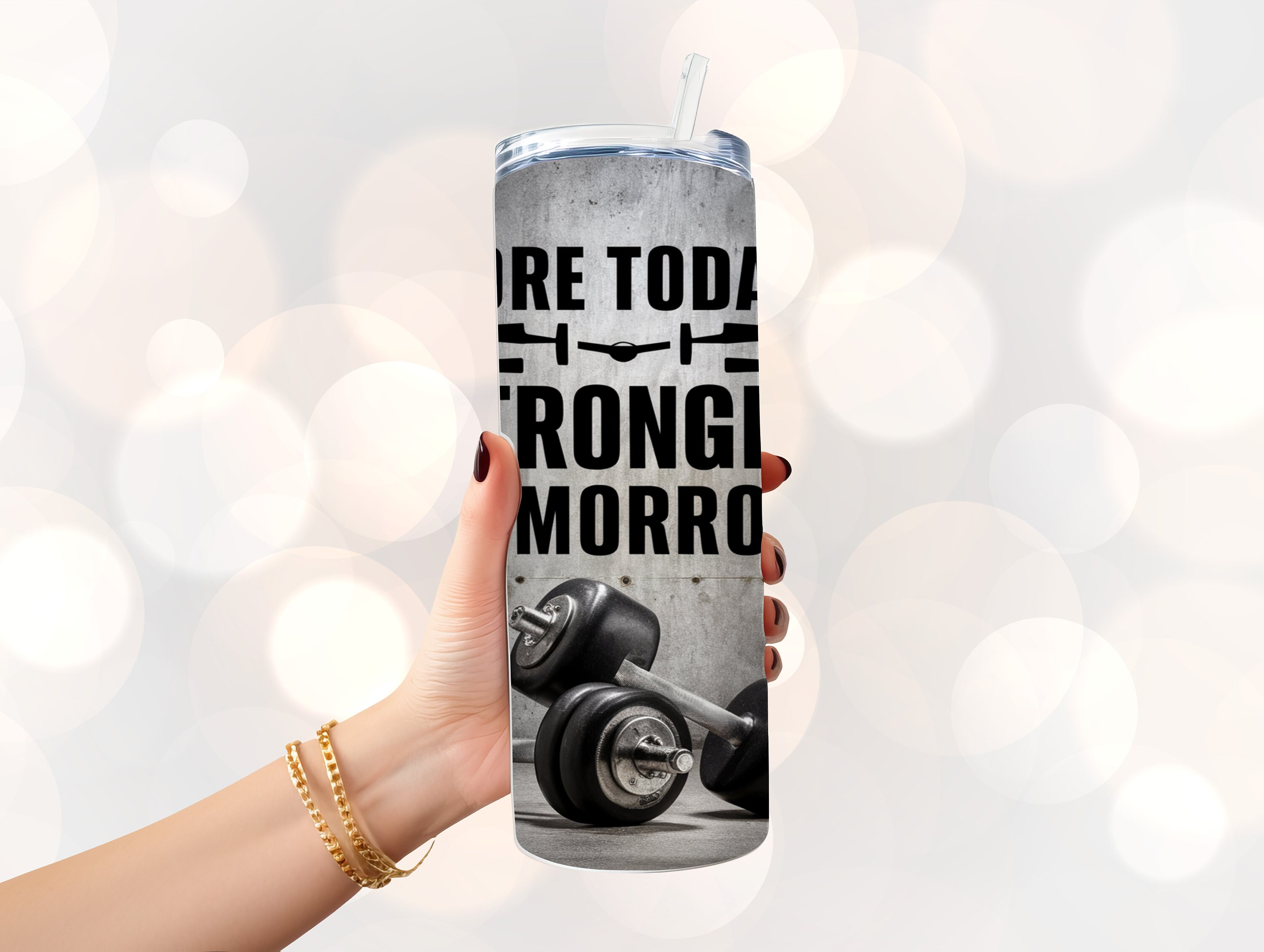 Workout 20 Oz Tumbler Wrap Sublimation Design, Daily Workout Motivation ...