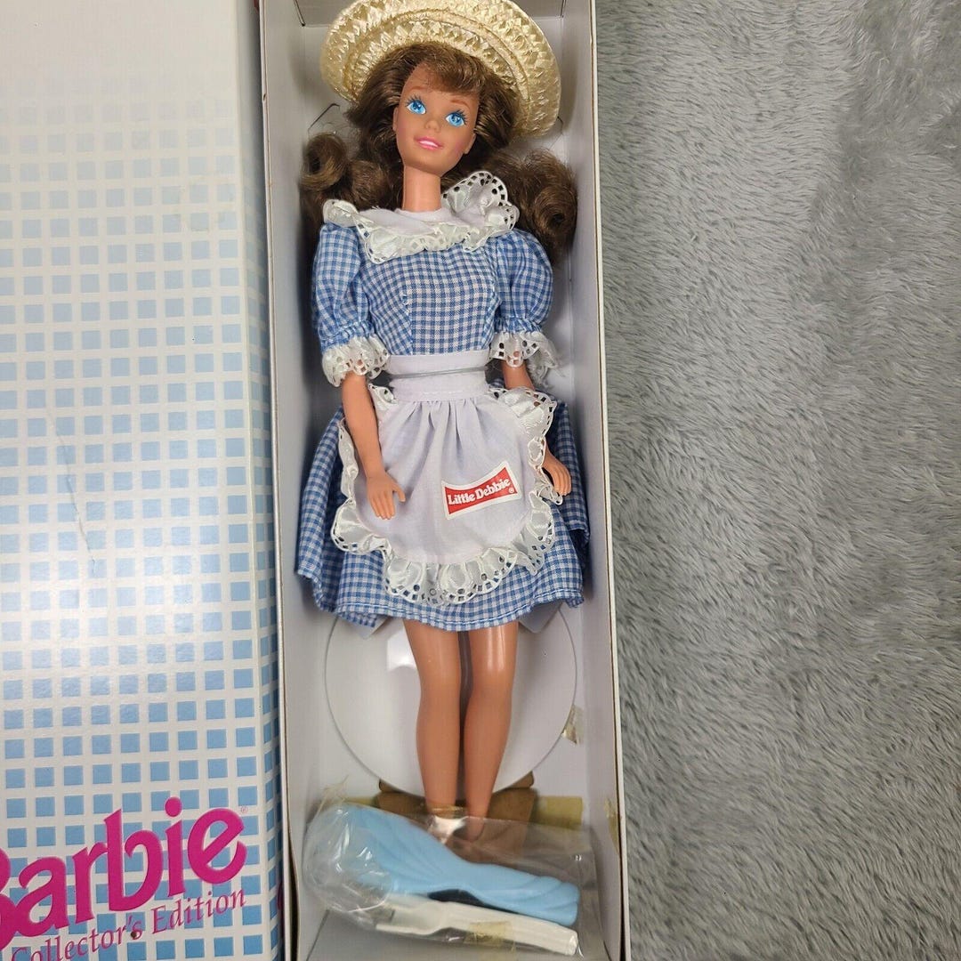 Vintage 1992 Little Debbie Snacks Barbie Doll Collector's Edition ...
