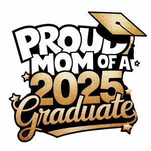 Proud Family Grad 2025 PNG - Graduation Tee Design, Senior Gift for ...