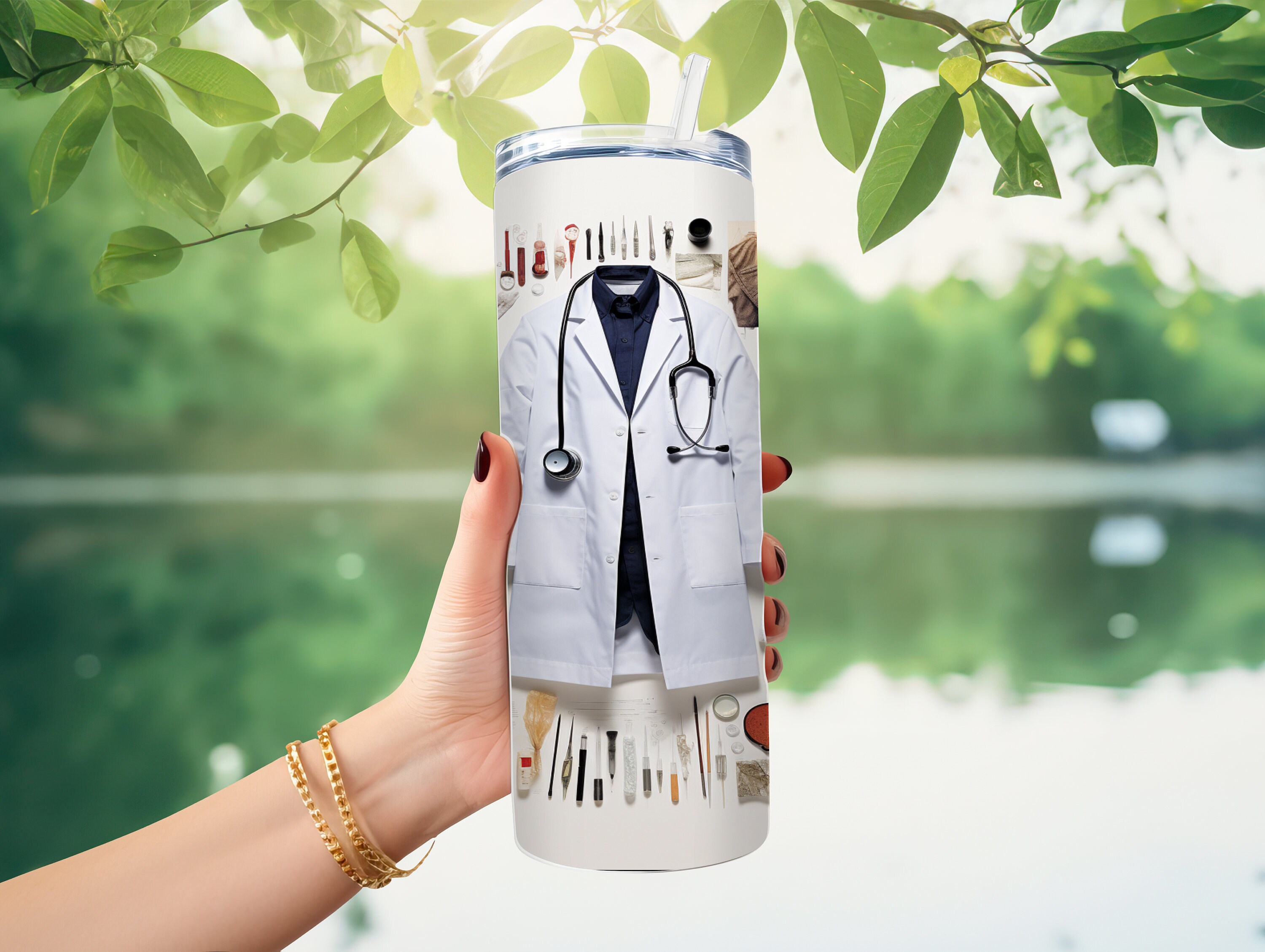 Doctor Tumbler Design: 20 Oz Skinny Sublimation (digital Download) - Etsy