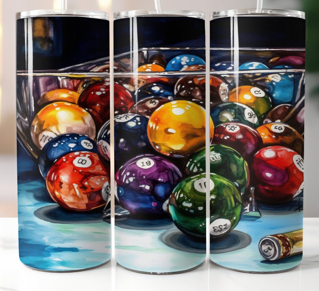 Billiard, Pool Balls, 8 Ball, Snooker Balls, Nine Ball, Ready to Press ...