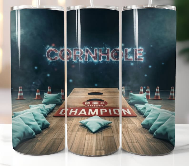Cornhole, Champ, Straight, Sublimation, Digital, PNG, Design, Straight ...