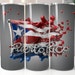 Puerto Rico Tumbler Wrap, Puerto Rico Png, Puerto Rico Flag Tumbler ...