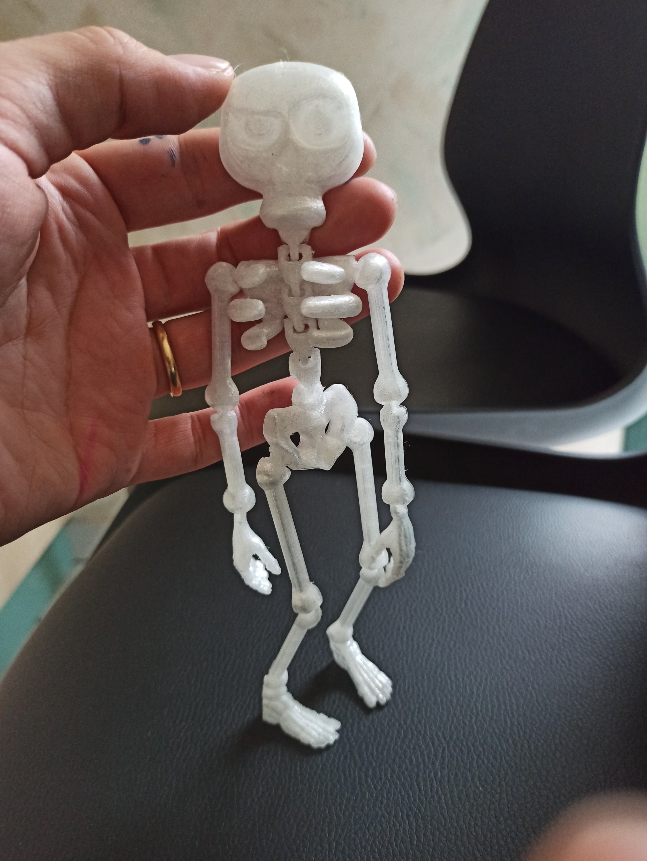 3D Printed Articulated Skeleton - Etsy