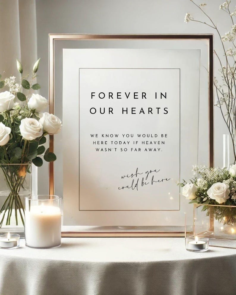 Modern Wedding Table Signage Bundle - Etsy