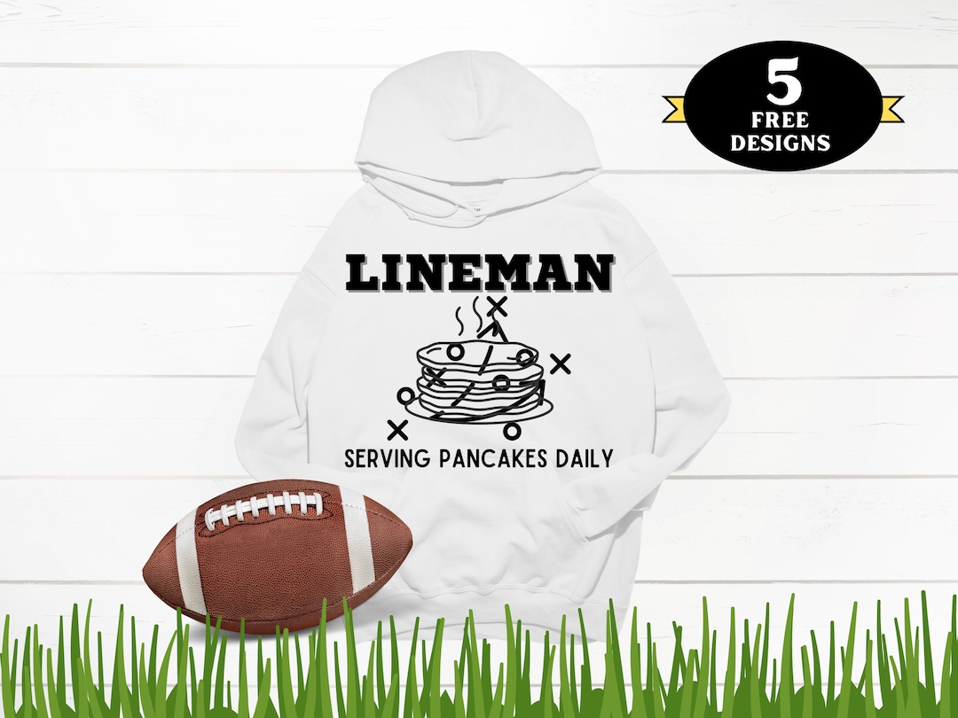 Funny Football Sublimation Design, Lineman Png, Football Pancake ...