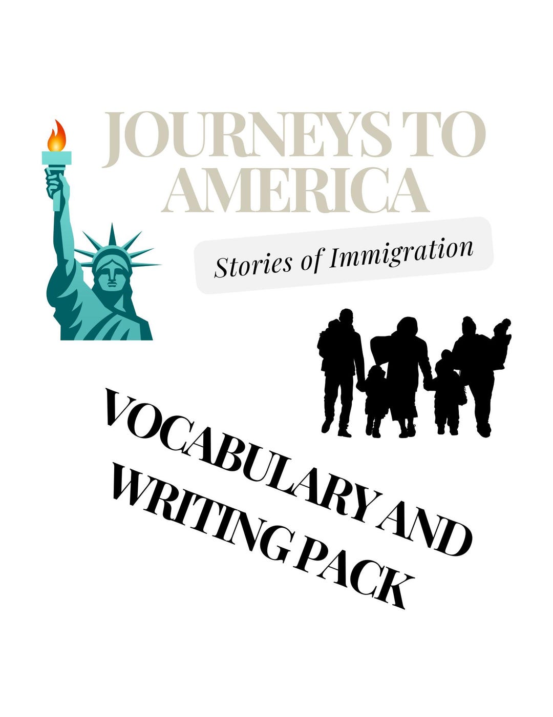 Immigration Vocabulary and Writing Pack - Etsy