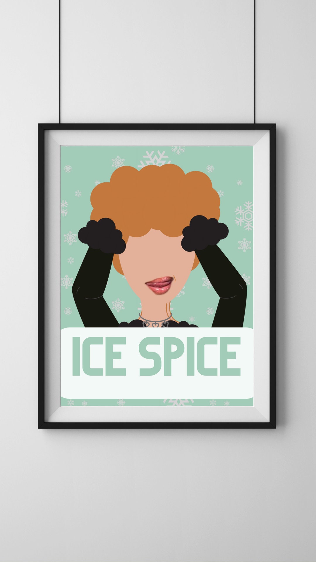 Ice Spice Wall Art | Ice Spice Screen Saver | Ice Spice Poster