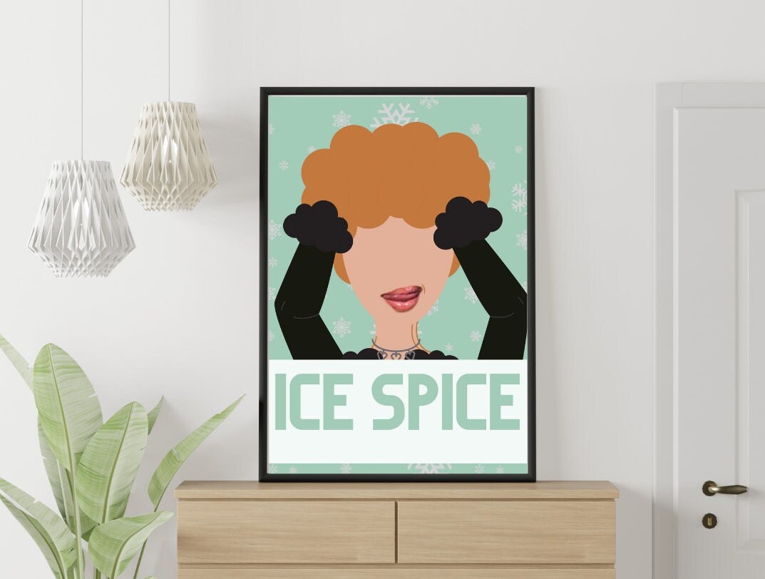 Ice Spice Wall Art | Ice Spice Screen Saver | Ice Spice Poster