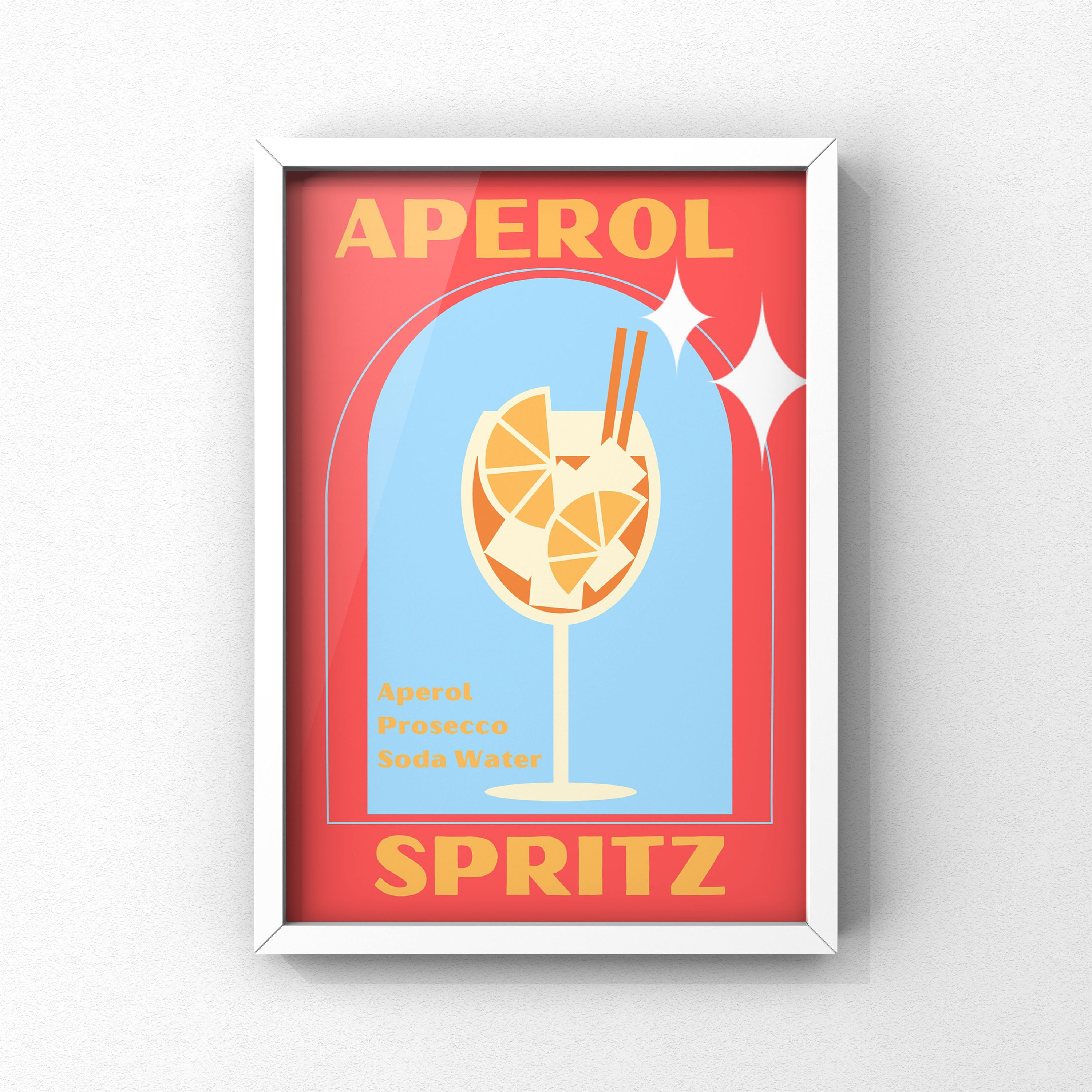 Aperol Spritz Poster Instant Download (SVG, Png, Jpg) - Etsy