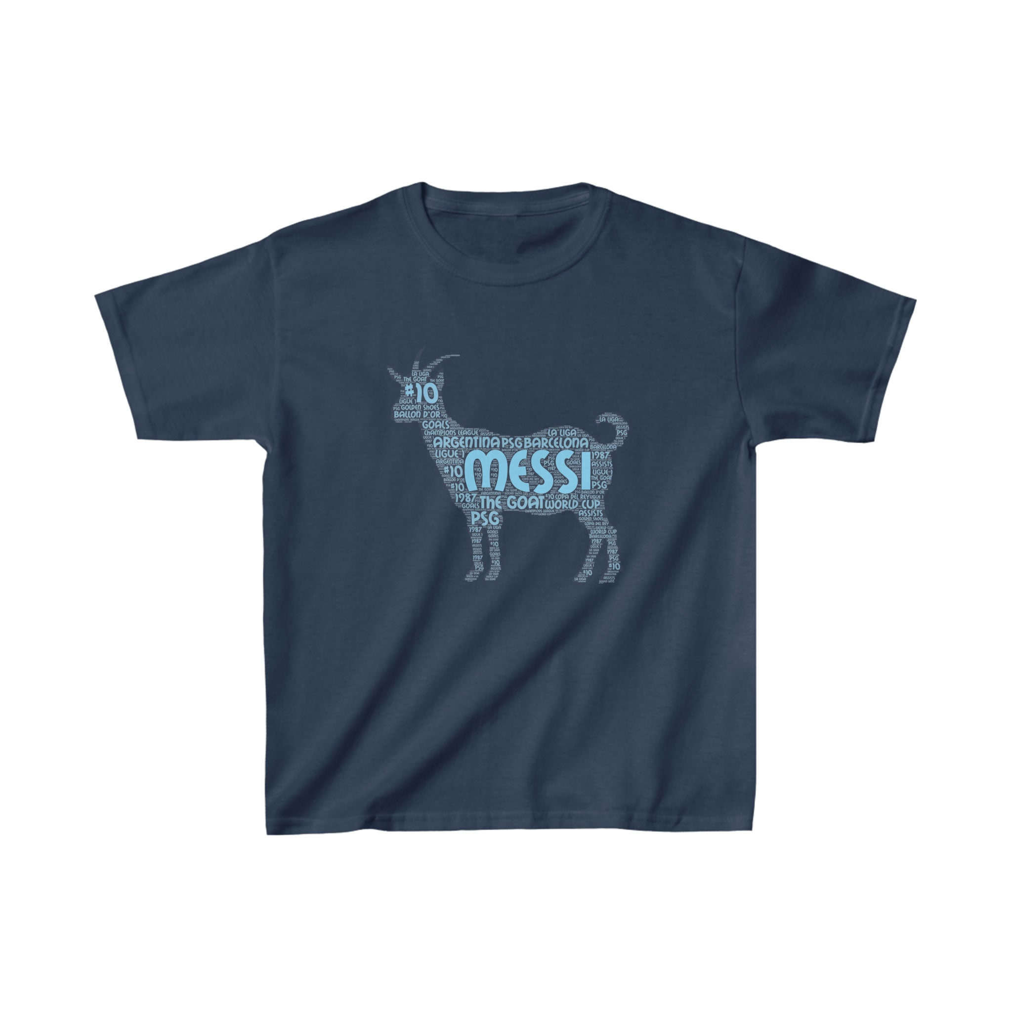 Lionel Messi GOAT T-shirt - Lionel Messi Tshirt - Leo Messi Argentina ...