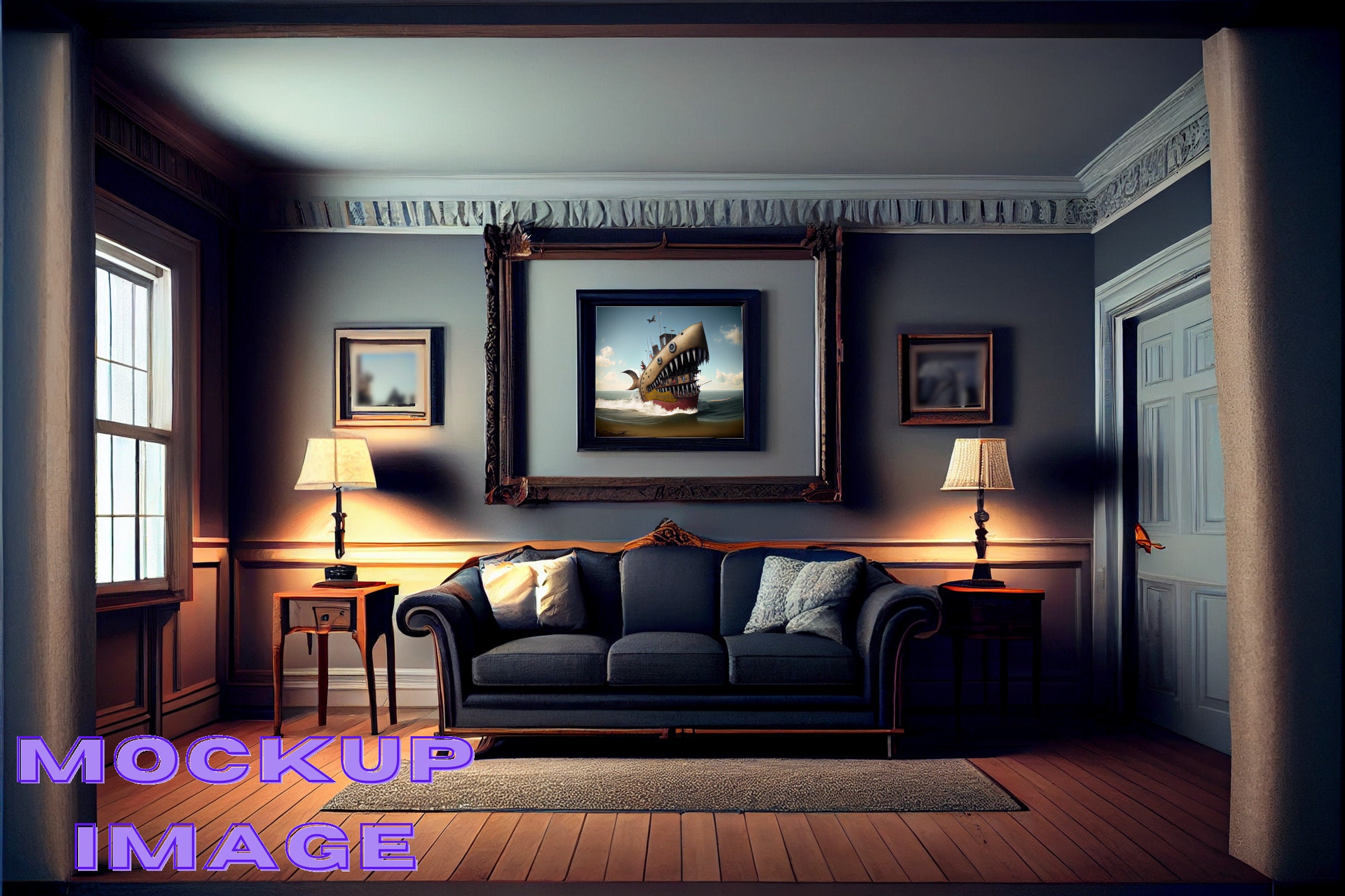 Rusty Terror Ai-generated Digital Download Art of a Metal Shark ...