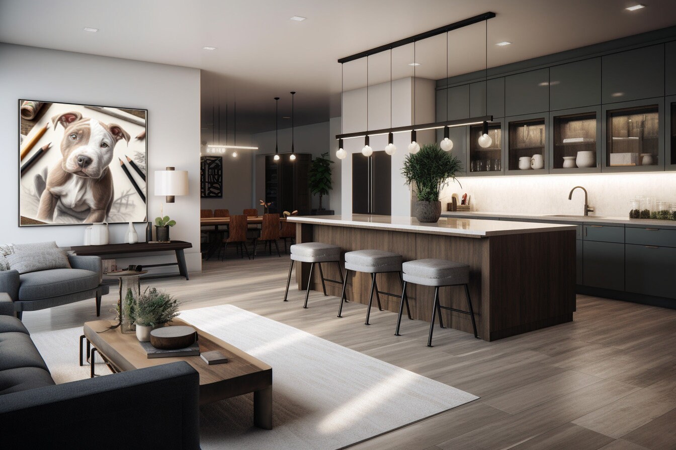 Strong Stern Pitbull Puppy Pencil Sketch Wall Art Digital - Etsy