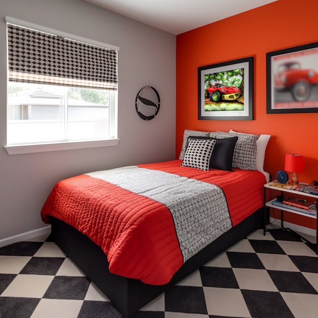 Race to the Finish Line With Ferrari F1 Inspired Wall Art - Etsy