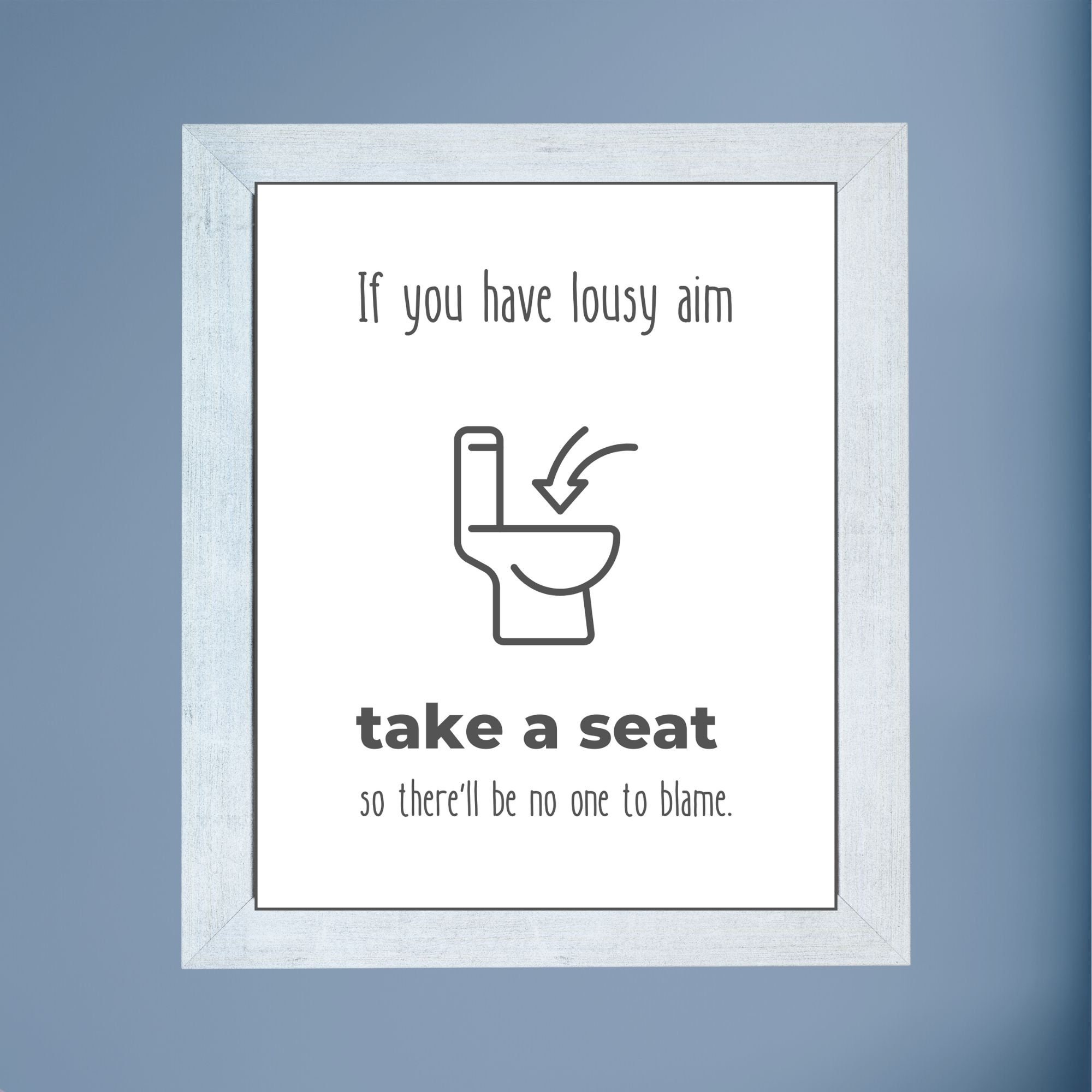 DIGITAL DOWNLOAD Set of 6 Funny Bathroom Prints Wall Art Prints ...